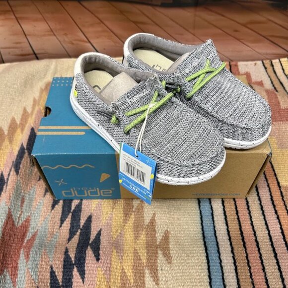 Hey Dude | Shoes | Youth Hey Dude Wally Sox Stone White Shoe | Poshmark